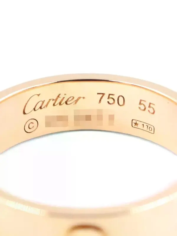 Cartier 18k Rose Gold Love Ring