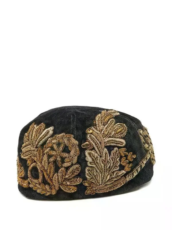 Dolce & Gabbana Embellished Velvet Cap