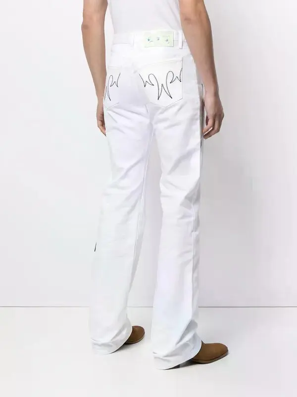 Off-White Western-style Flared Jeans