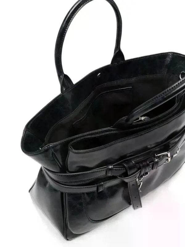 OSOI Brocle Leather Tote Bag - Black