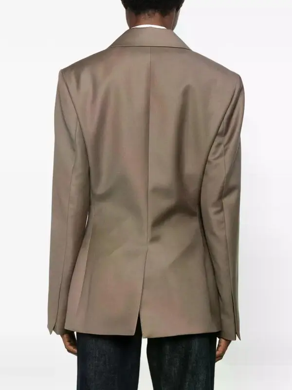 RÓHE Peak-lapel Single-breasted Blazer