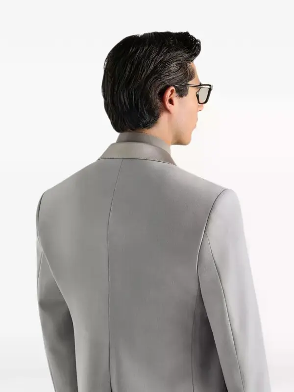 Dolce & Gabbana Sicilia Light Single-breasted Micro-rib Tuxedo Jacket