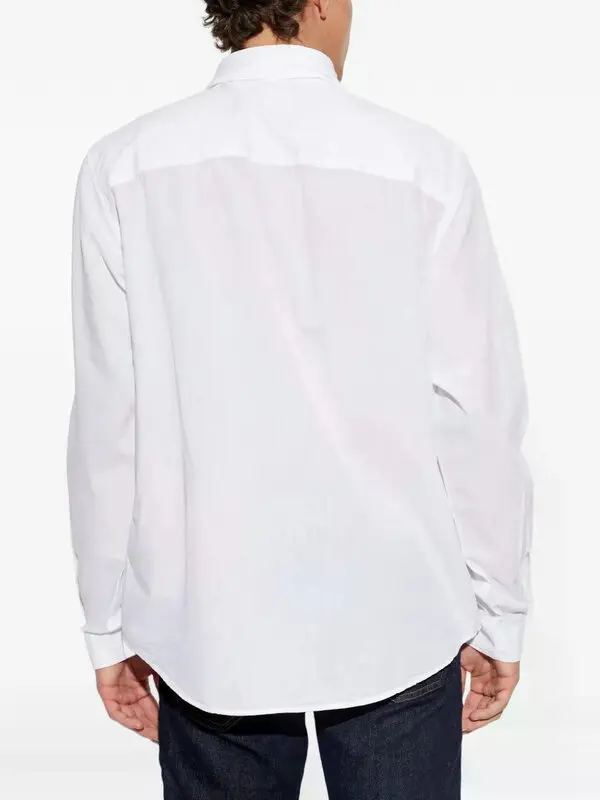DIESEL® Logo-embroidered Cotton Shirt