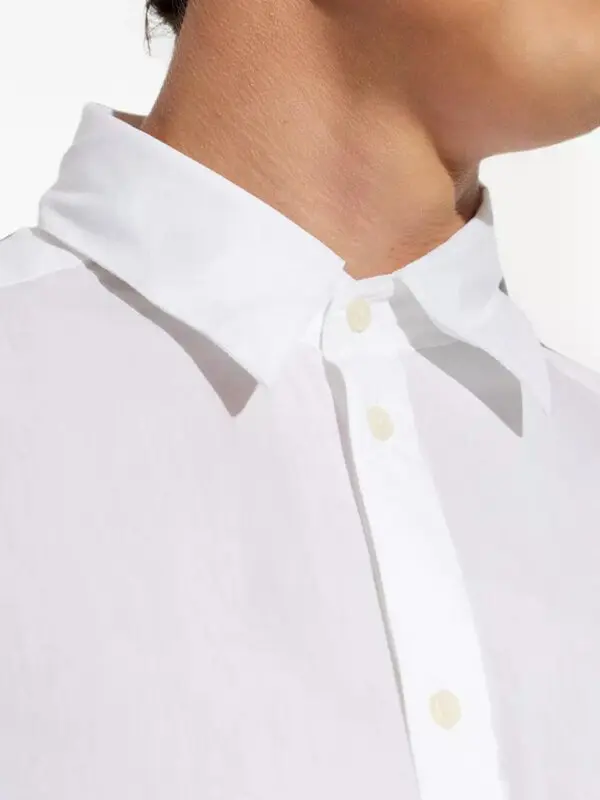 DIESEL® Logo-embroidered Cotton Shirt