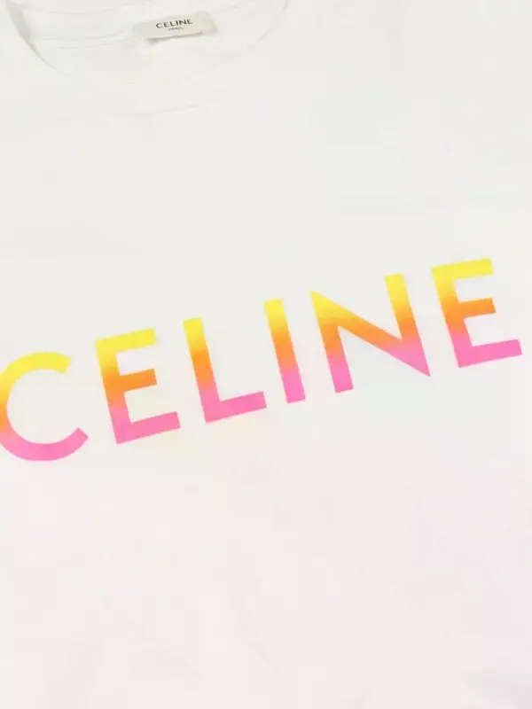 Celine 2010s Logo-print T-shirt