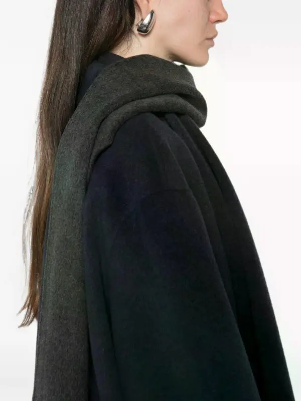 ALICIA AUDREY Camilla Scarf-detail Coat - Blue