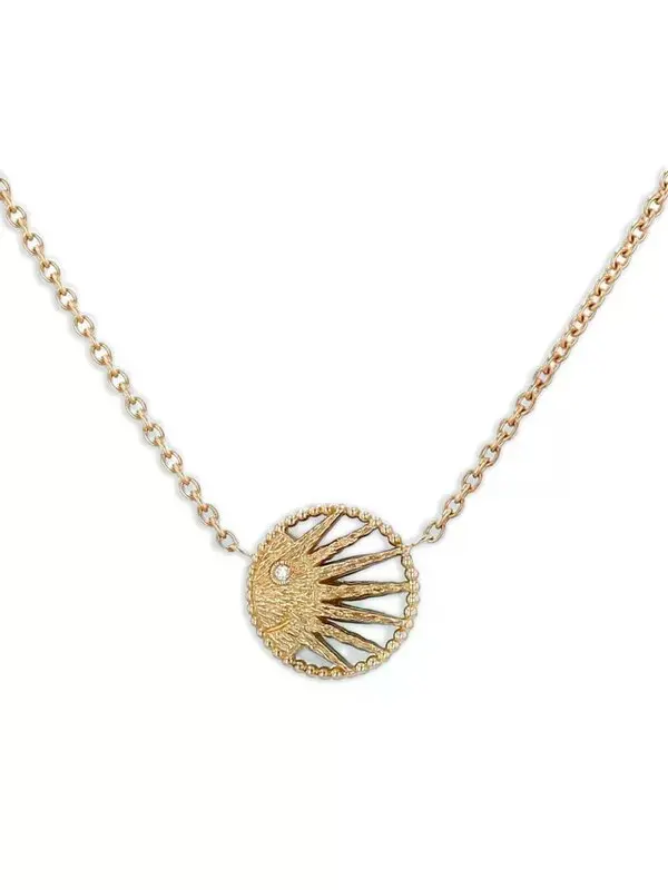 Dior 2020 Rose Céleste Diamond And Onyx Necklace - Gold