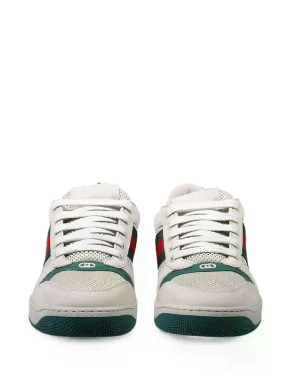 Gucci Screener Web-stripe Panelled Sneakers