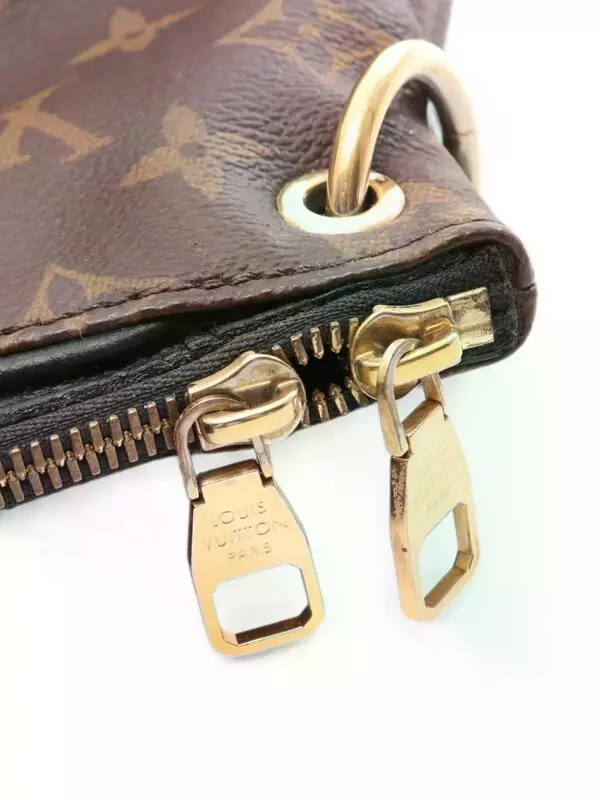 LOUIS VUITTON 2015 Pallas Monogram Tote Bag - Brown