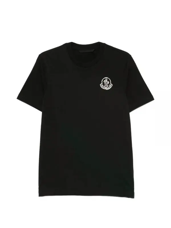 Moncler Logo-patch T-shirt - Black