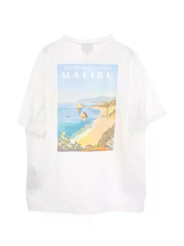 Giorgio Armani 2010s X Kith Malibu Pocket-detail T-shirt - White