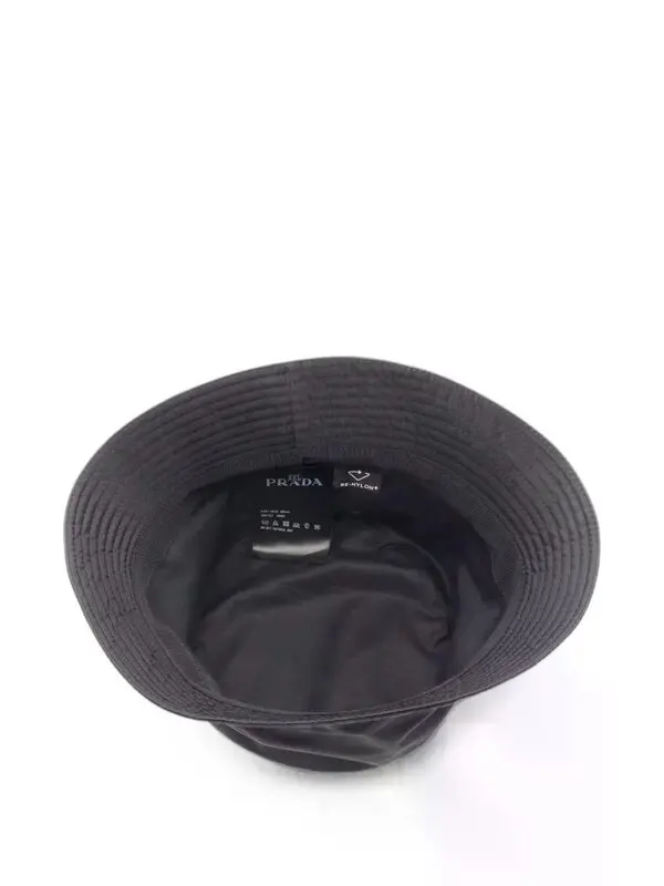 Prada 2010s Logo-plaque Bucket Hat