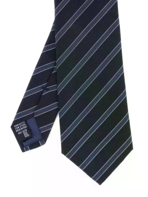 Emporio Armani Diagonal-stripe Pointed Tie