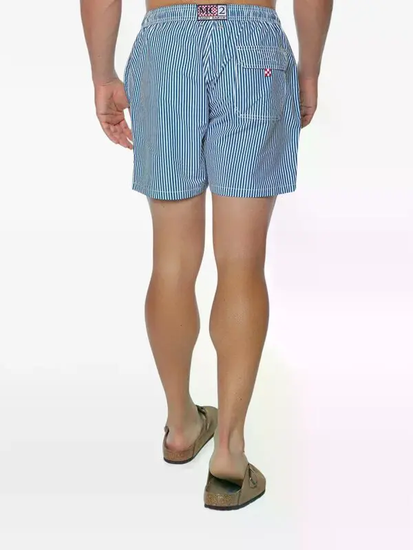 MC2 SAINT BARTH Syros Striped Swim Shorts