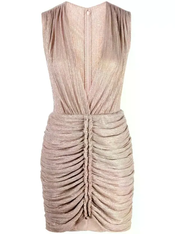 Costarellos Rampling Gathered-detail Minidress - Pink