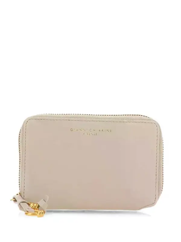 GIANNI CHIARINI Dollaro Leather Wallet - Neutrals