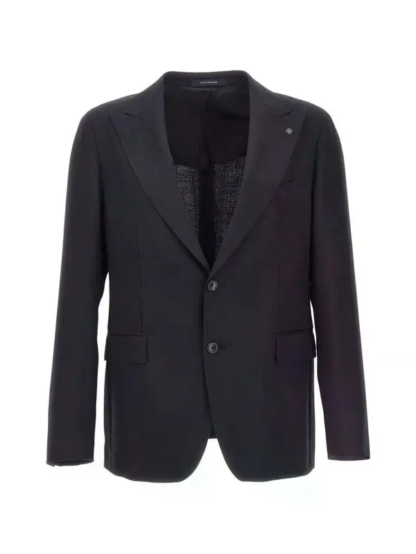 Tagliatore Single-breasted Herringbone Blazer