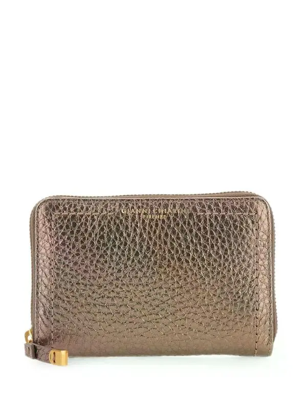 GIANNI CHIARINI Bubble Grain Leather Wallet