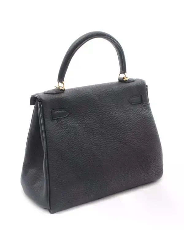 Hermès 2025 25 Kelly Togo-leather Tote Bag - Black