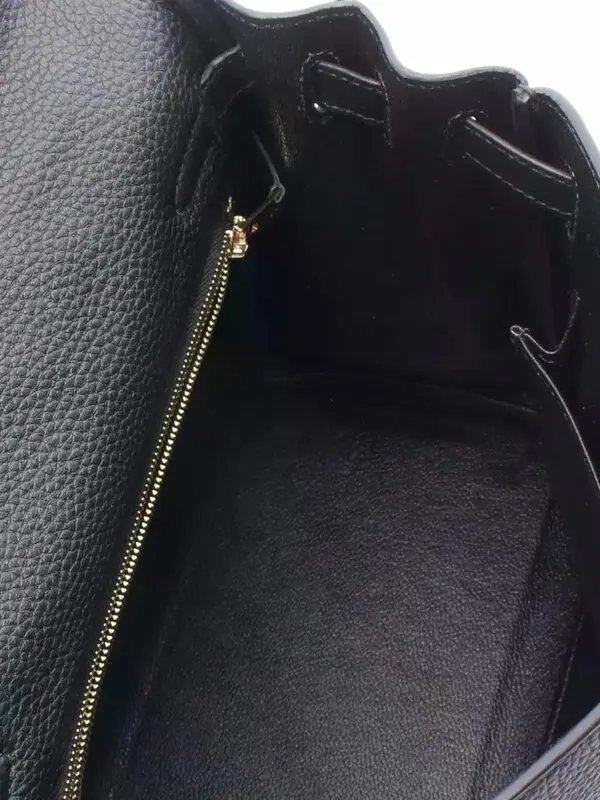 Hermès 2025 25 Kelly Togo-leather Tote Bag - Black