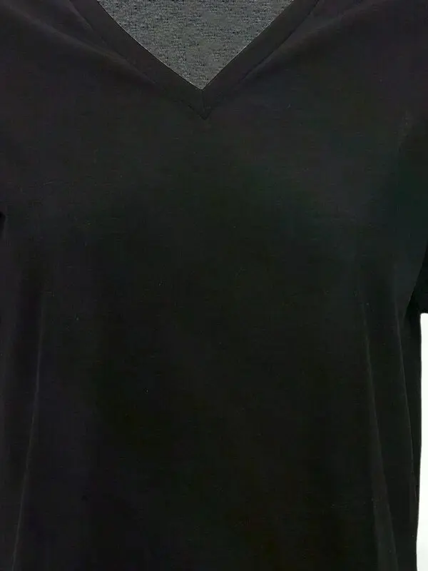 GRAN SASSO V-neck Rolled-cuff T-shirt