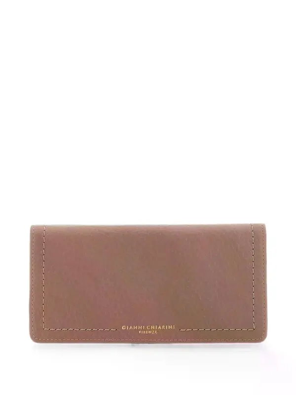 GIANNI CHIARINI Bubble Grain Leather Wallet - Pink