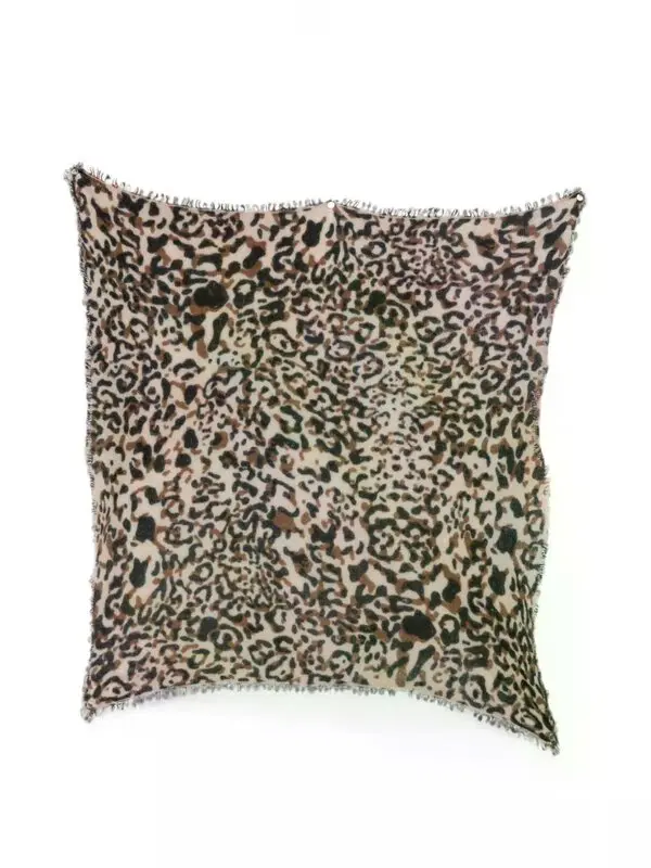 Faliero Sarti Maky Leopard-print Cashmere Scarf - Neutrals