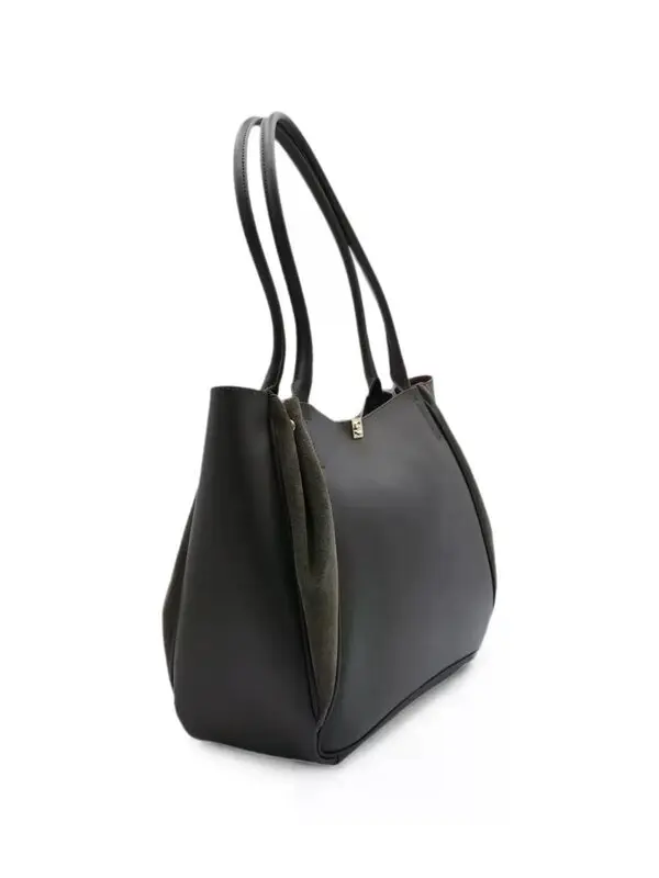 COCCINELLE Pansy Leather Suede-panel Tote Bag