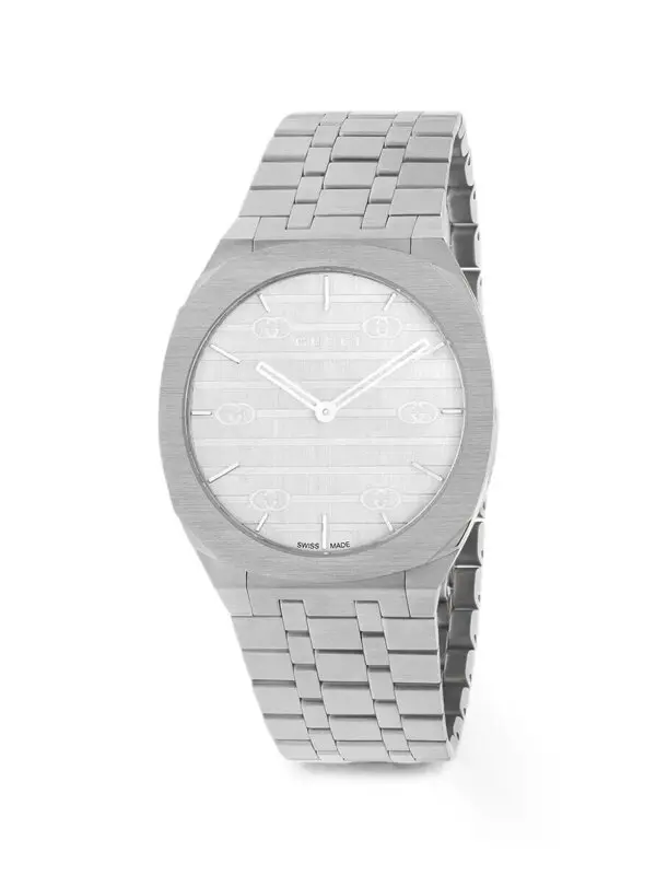 Gucci 25h 34mm Watch - Silver