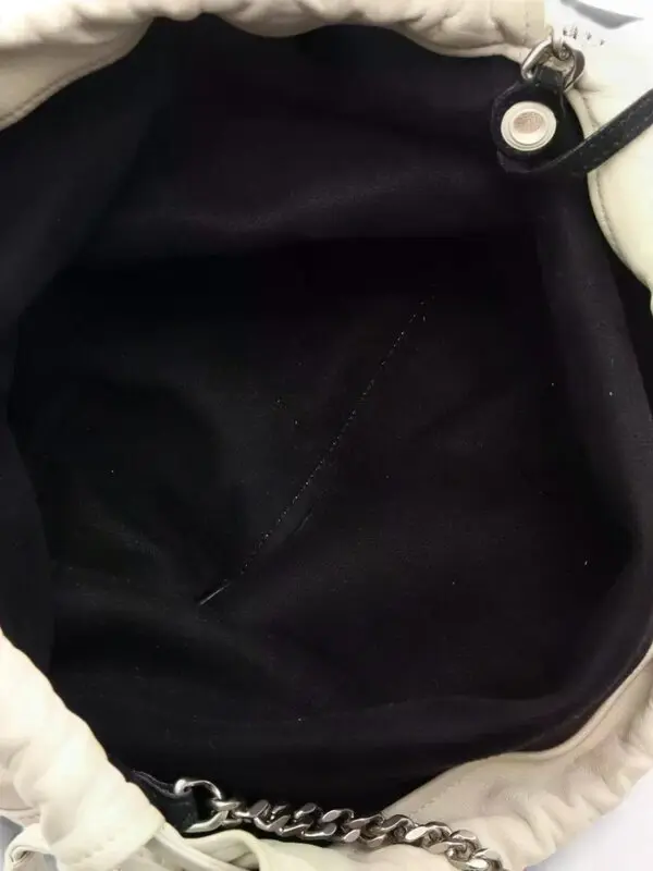 Saint Laurent 2000s Teddy Leather Bucket Bag