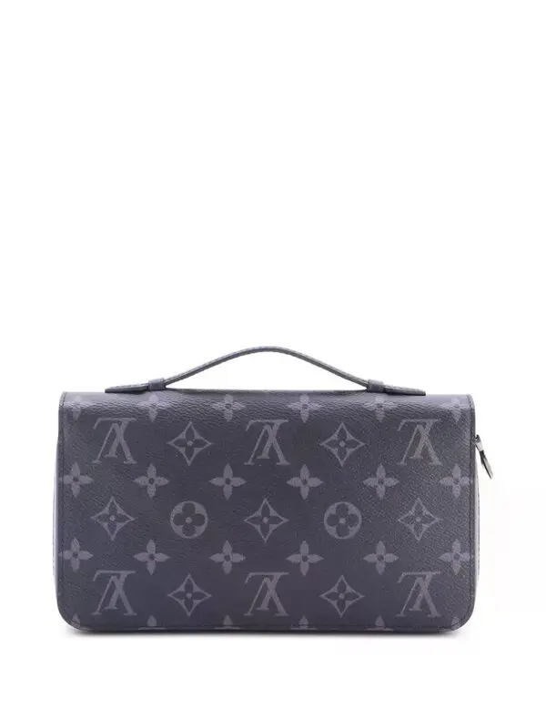 LOUIS VUITTON Zippy Wallet Monogram Eclipse Canvas Xl Small Wallets