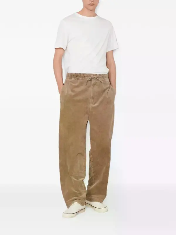 Officine Générale Corduroy Drawstring Trousers - Neutrals