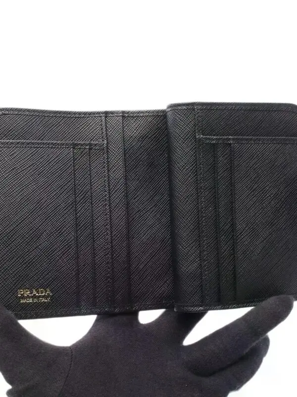 Prada Saffiano Metal Bi-fold Wallet