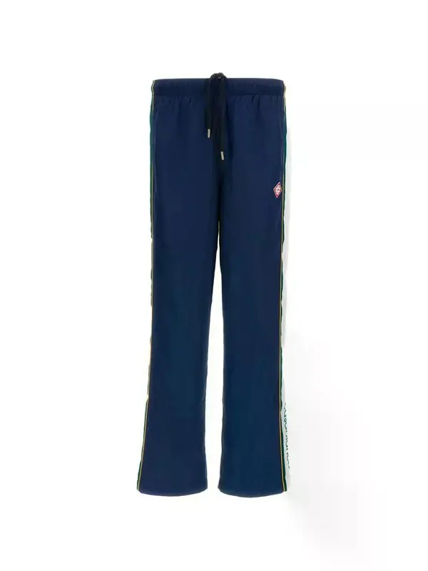 Casablanca Logo-patch Side-stripe Track Pants - Blue