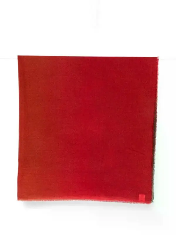 Faliero Sarti Coccola Frayed-edge Scarf - Red
