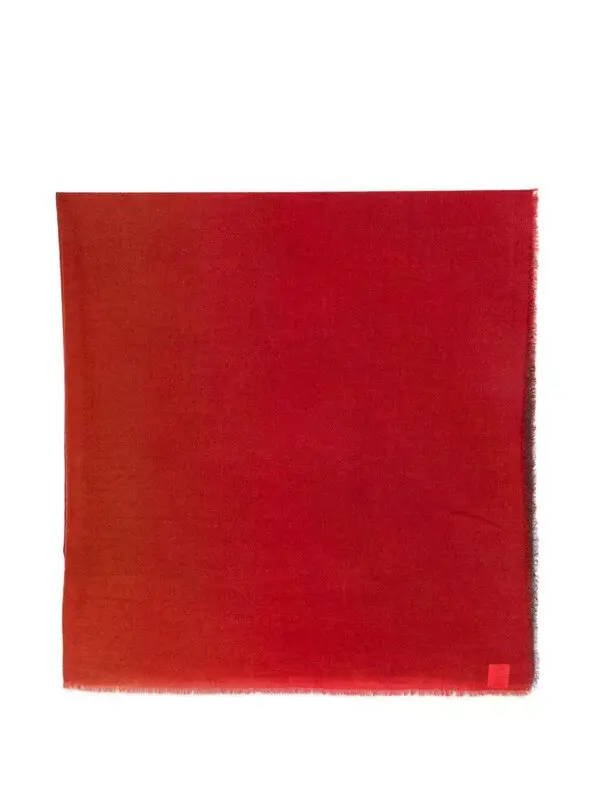 Faliero Sarti Coccola Frayed-edge Scarf - Red