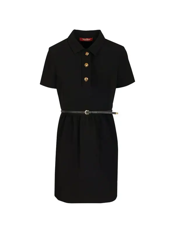 Max Mara Button-embellishment Mini Dress