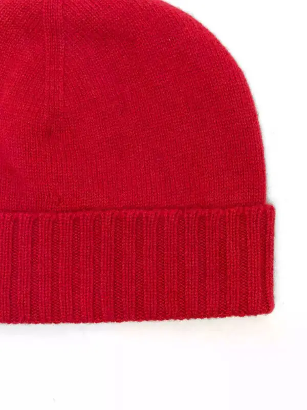 Malo Ribbed-trim Knitted Beanie Hat