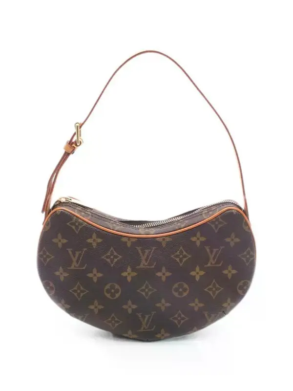 LOUIS VUITTON 2003 Pochette Croissant Shoulder Bag - Brown