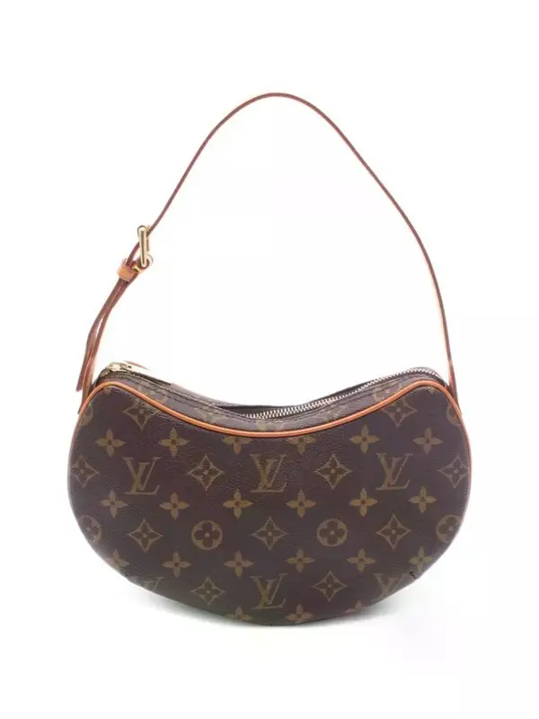 LOUIS VUITTON 2003 Pochette Croissant Shoulder Bag - Brown