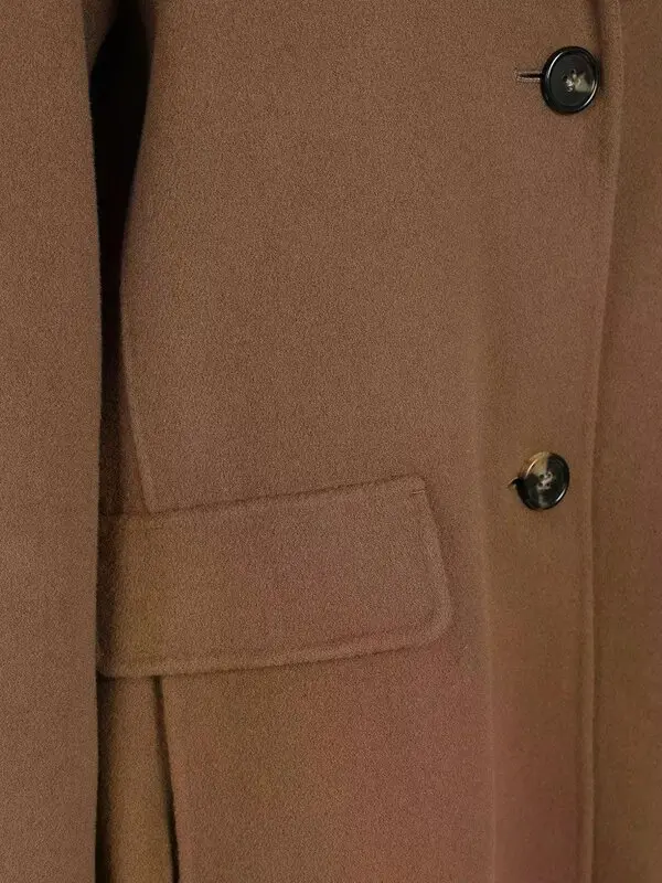 Max Mara V-neck Single-breasted Wool Jacket