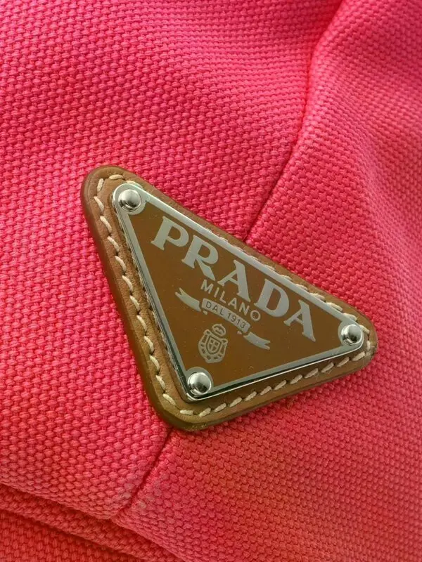 Prada 2010s Canapa Logo Tote Bag