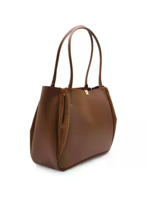 COCCINELLE Suede-panel Leather Tote Bag