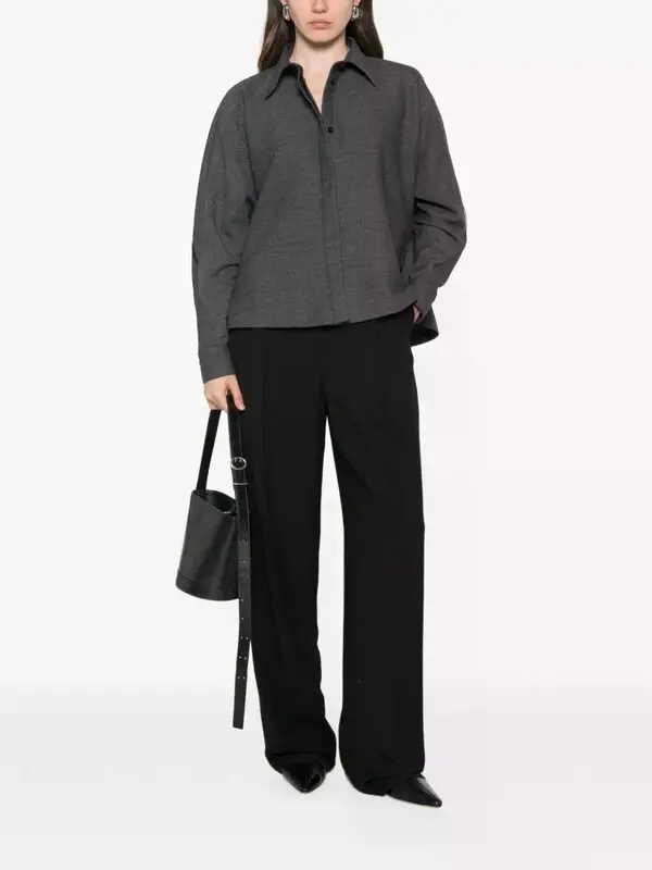Fabiana Filippi Embellished Spread Collar Shirt