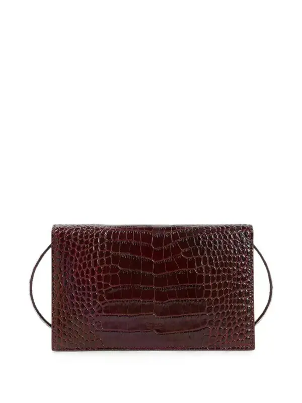 TOM FORD Mini Croc-effect Leather Clutch Bag