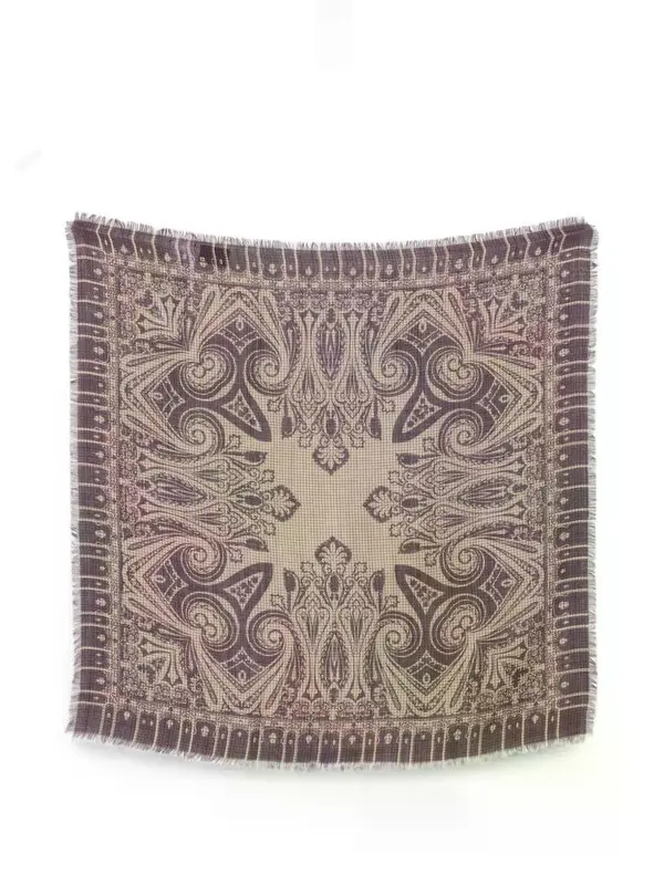 Etro Paisley-print Scarf - Neutrals