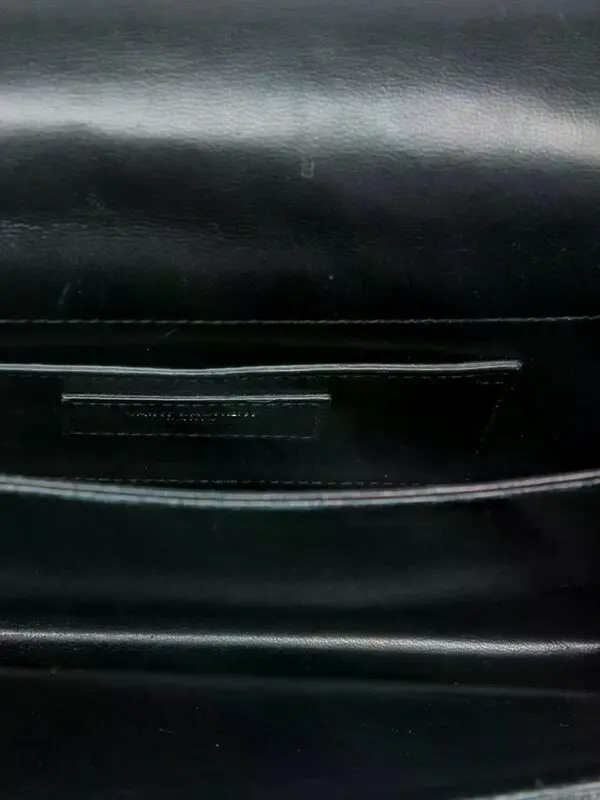 Saint Laurent 2017 Medium Denim Monogram Sunset Crossbody Bag