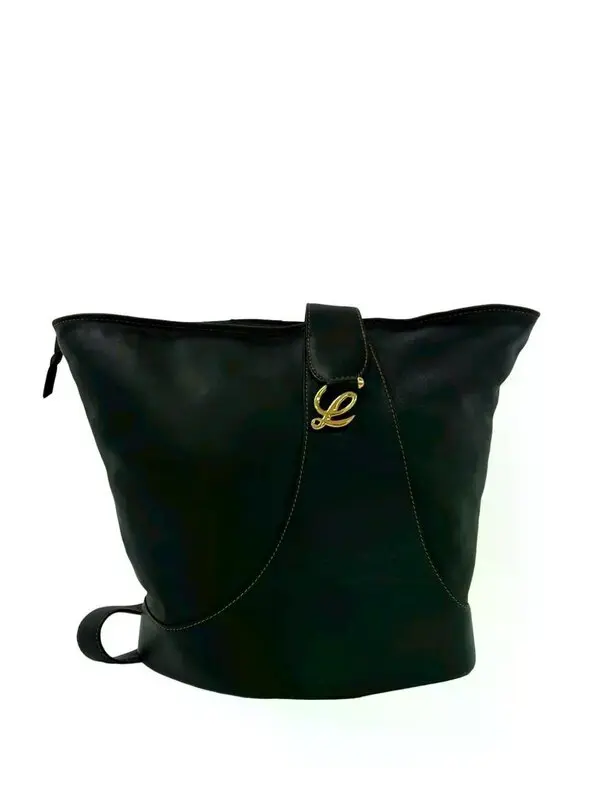 Loewe 2010-2026 Leather Anton Sling Bag Crossbody Bag - Black