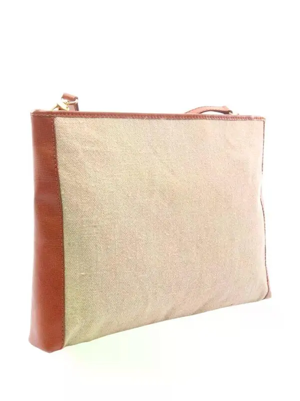 Fendi 1980-1990 Canvas Ff Crossbody Bag