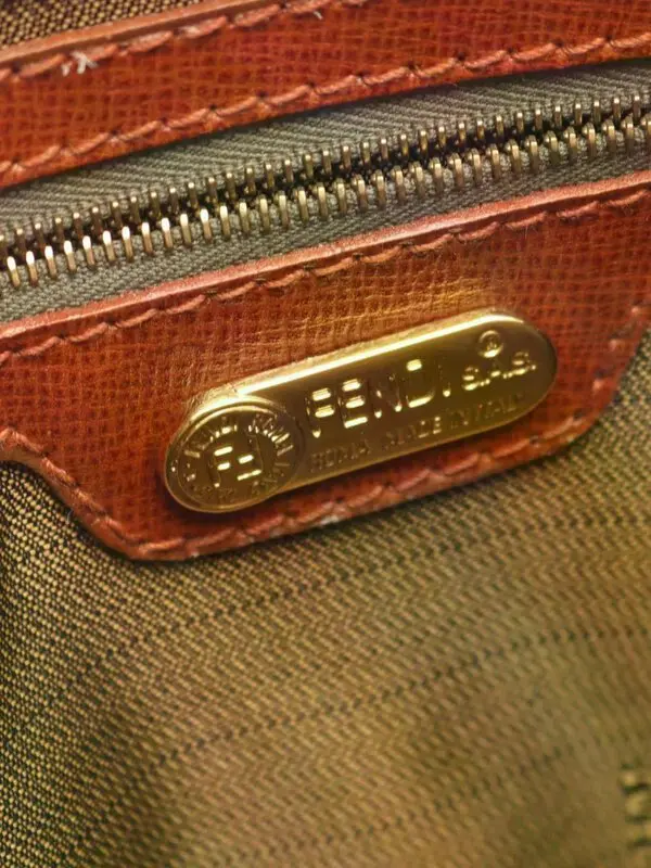 Fendi 1980-1990 Canvas Ff Crossbody Bag